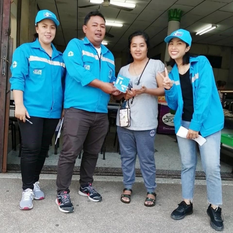 กปภ.สาขาระนอง ลงพื้นที่เติมใจให้กัน ประชาสัมพันธ์เชิงรุก แนะนำ PWA Line ...